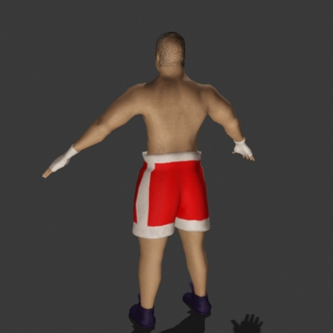 3d Model Boxer Male