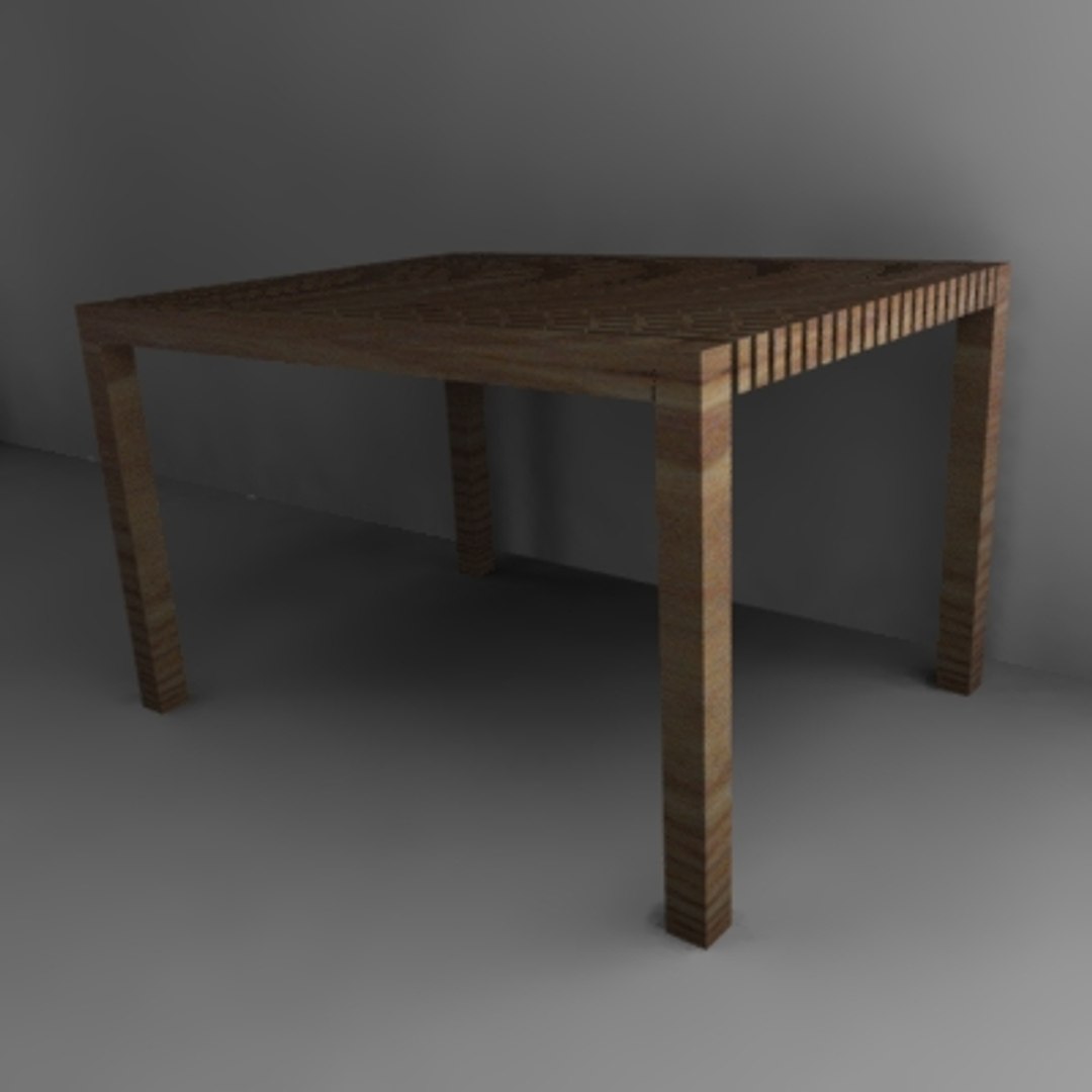 Table 3d Model