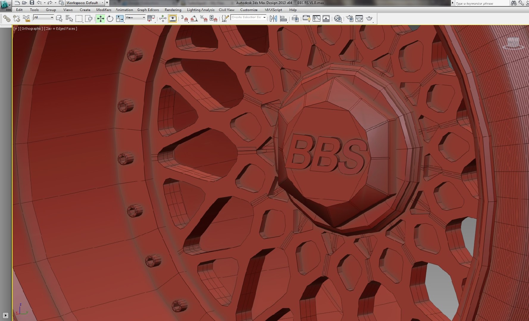 Bbs Rs Wheels 3d Model