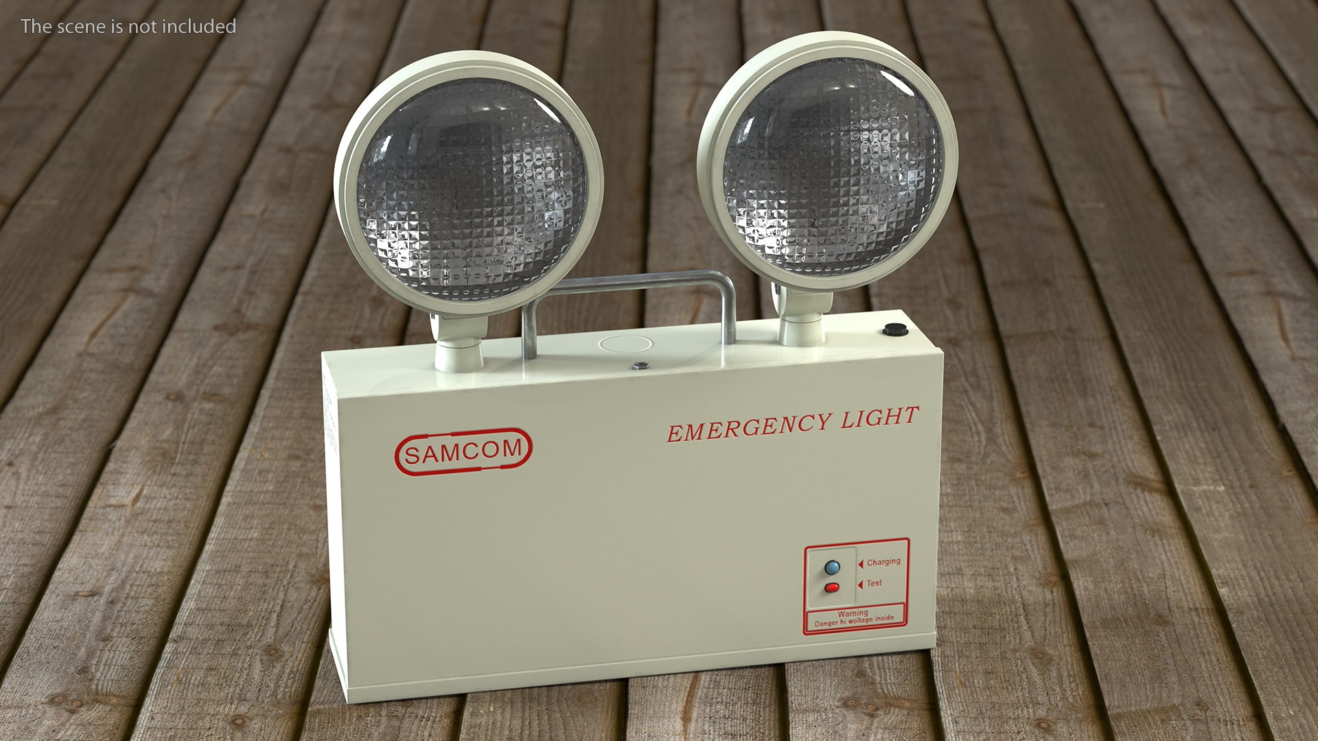 Twin Head Emergency Light 3D Model - TurboSquid 1685740