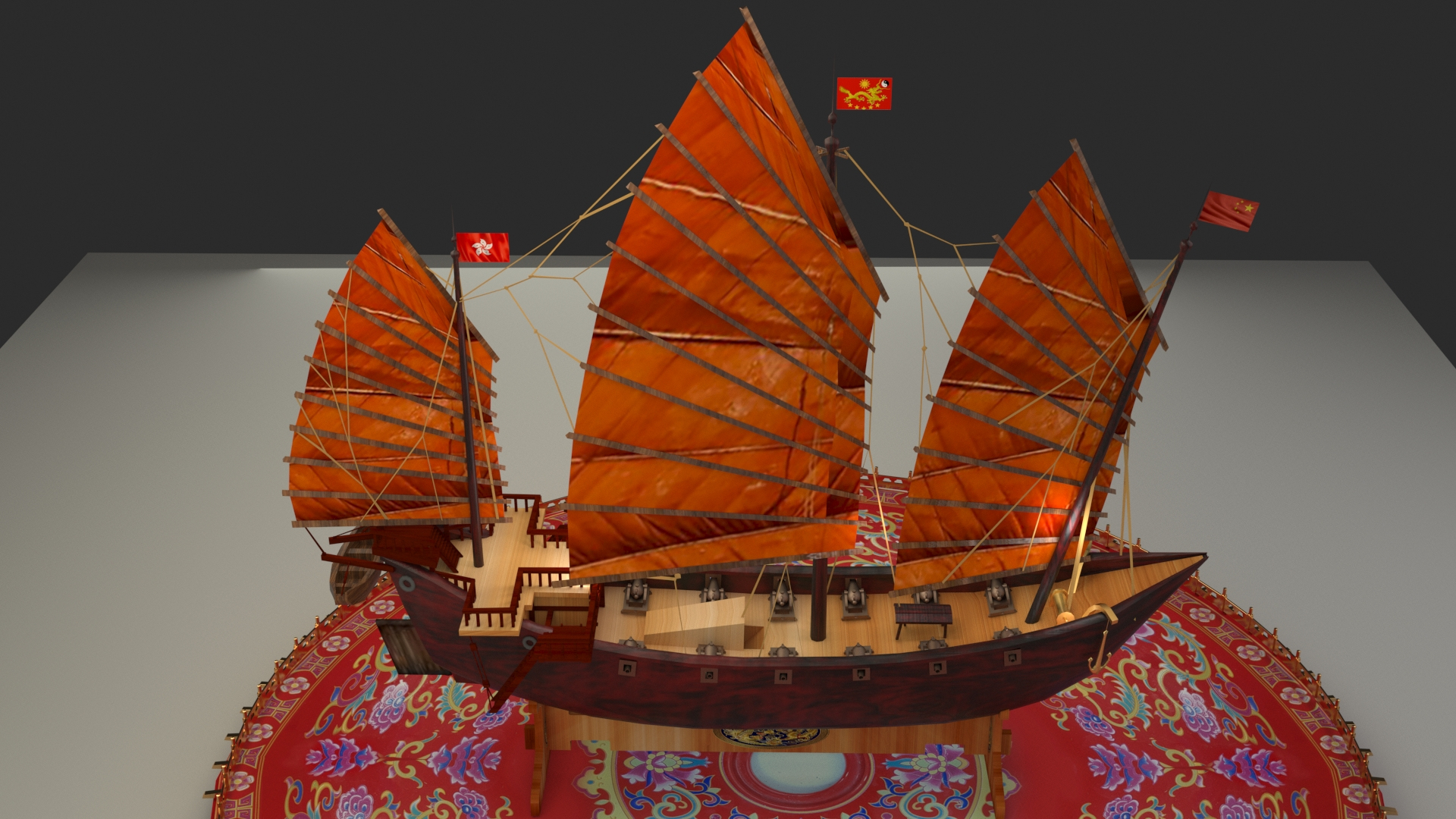 Chinese junk ship 3D model - TurboSquid 1697873