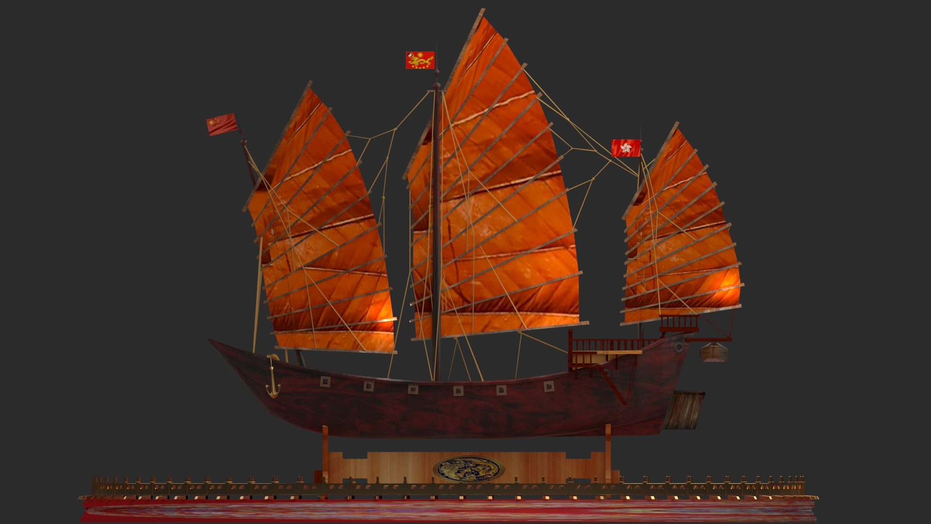 Chinese junk ship 3D model - TurboSquid 1697873