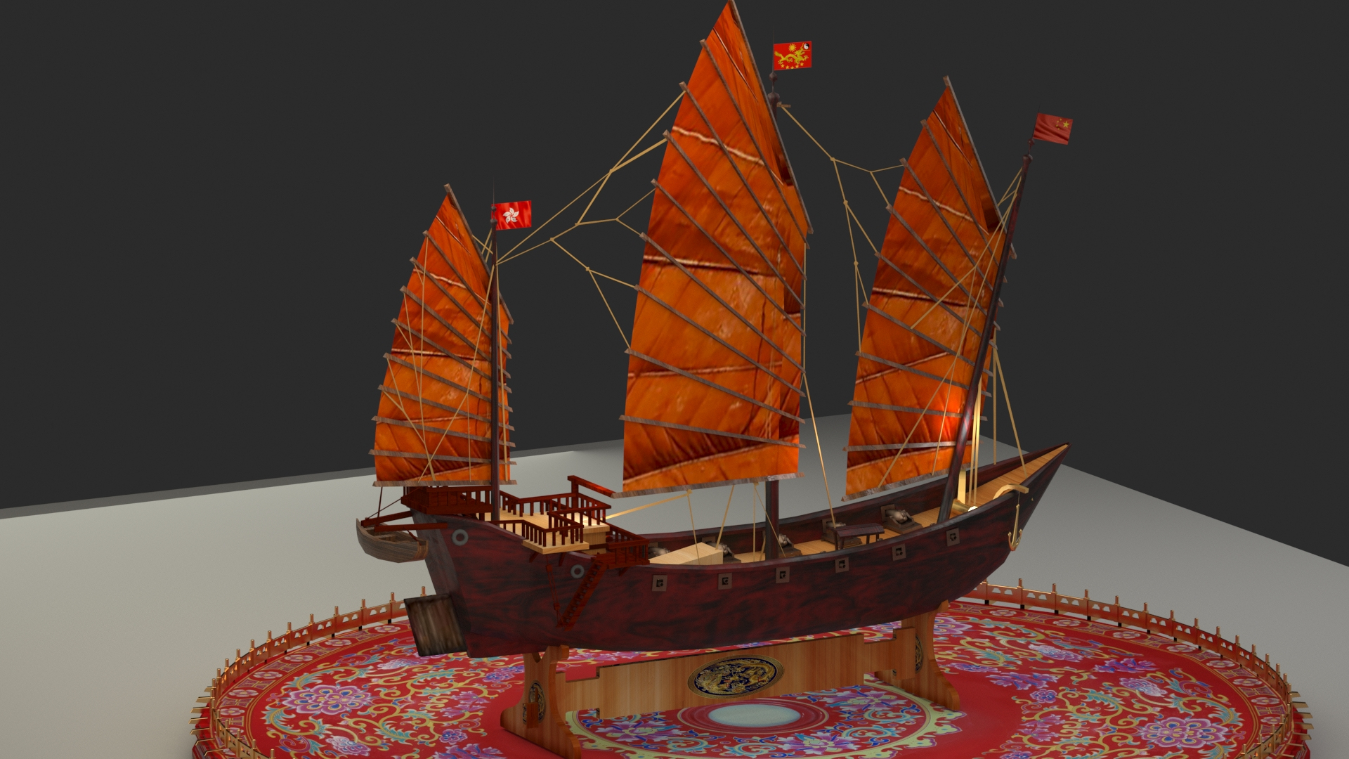 Chinese junk ship 3D model - TurboSquid 1697873