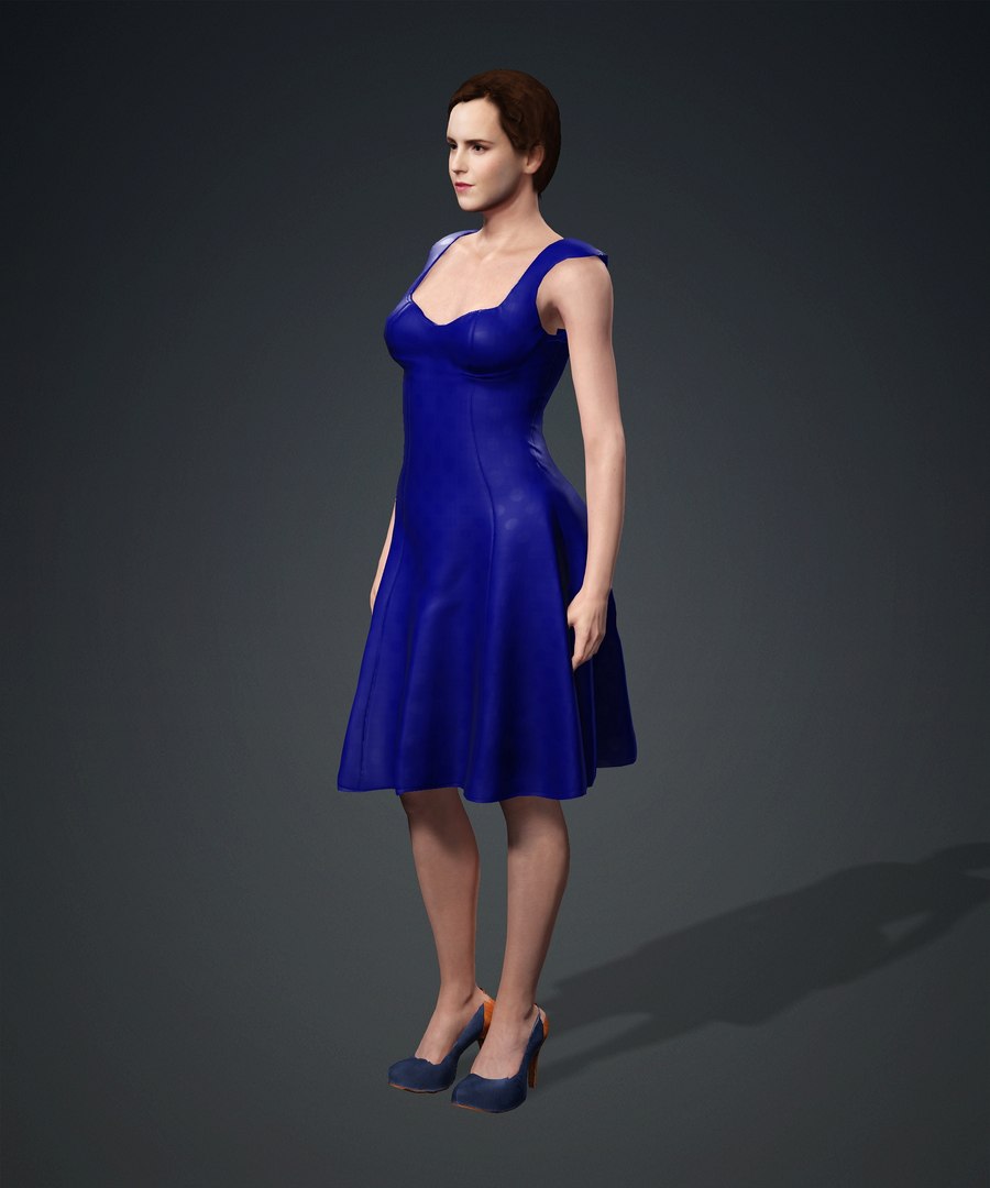 Emma Watson 3D Model - TurboSquid 2281039
