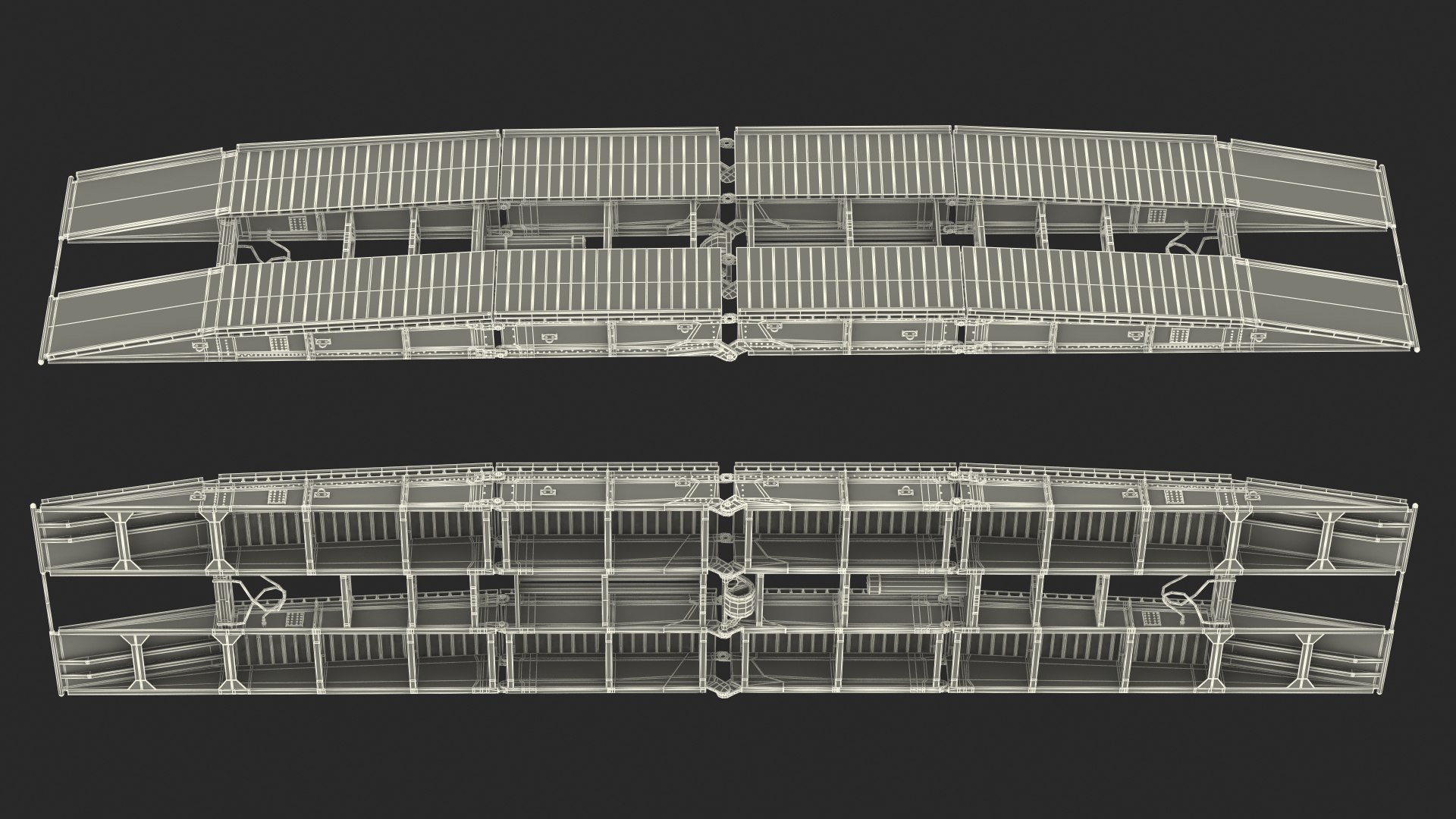 Pontoon Bridge M60A1 AVLB Deployed 3D - TurboSquid 2025418