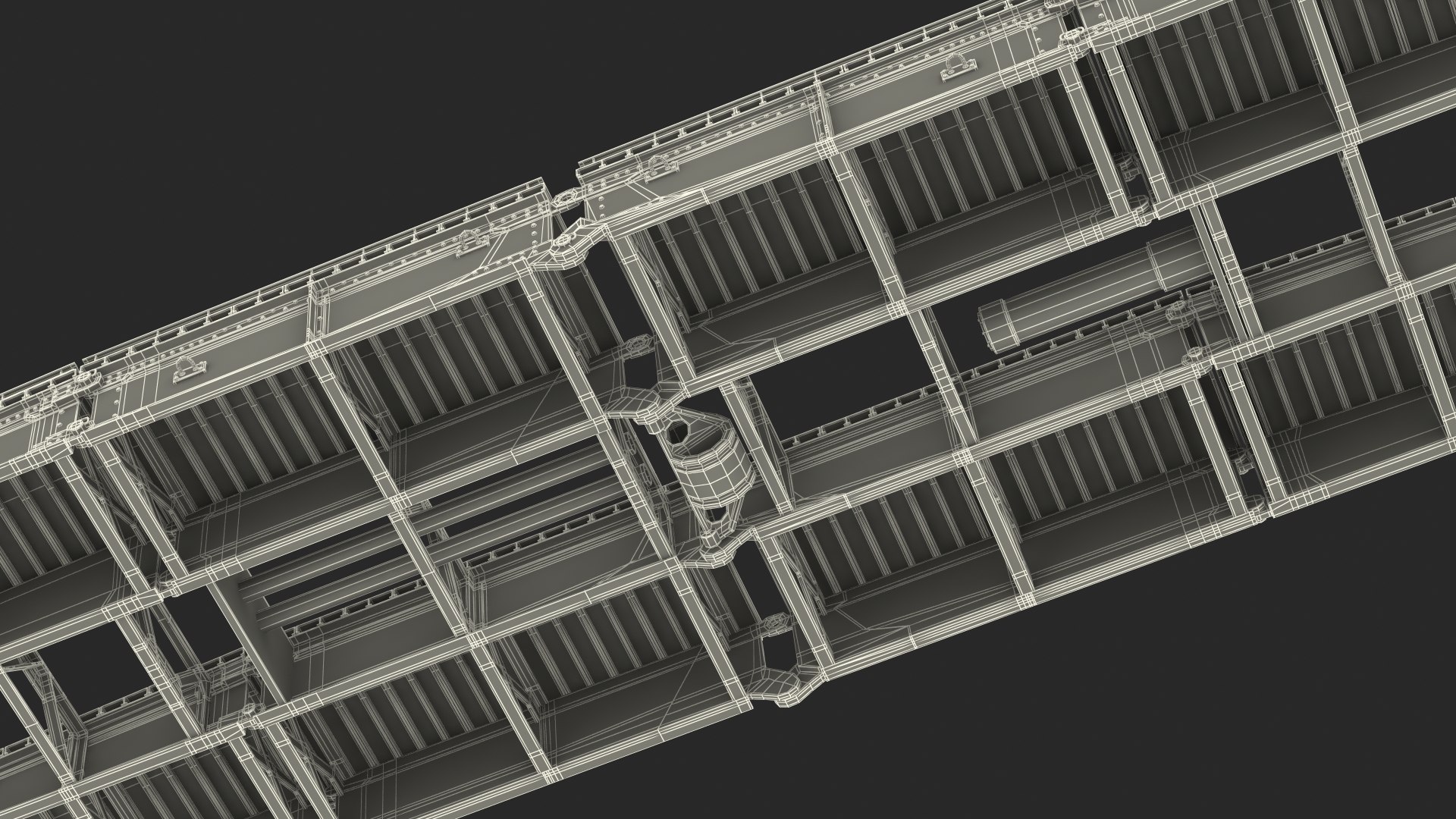 Pontoon Bridge M60A1 AVLB Deployed 3D - TurboSquid 2025418