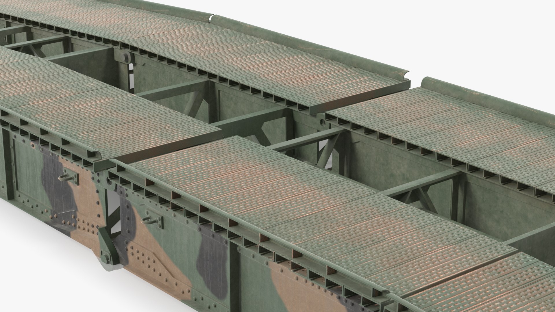 Pontoon Bridge M60A1 AVLB Deployed 3D - TurboSquid 2025418