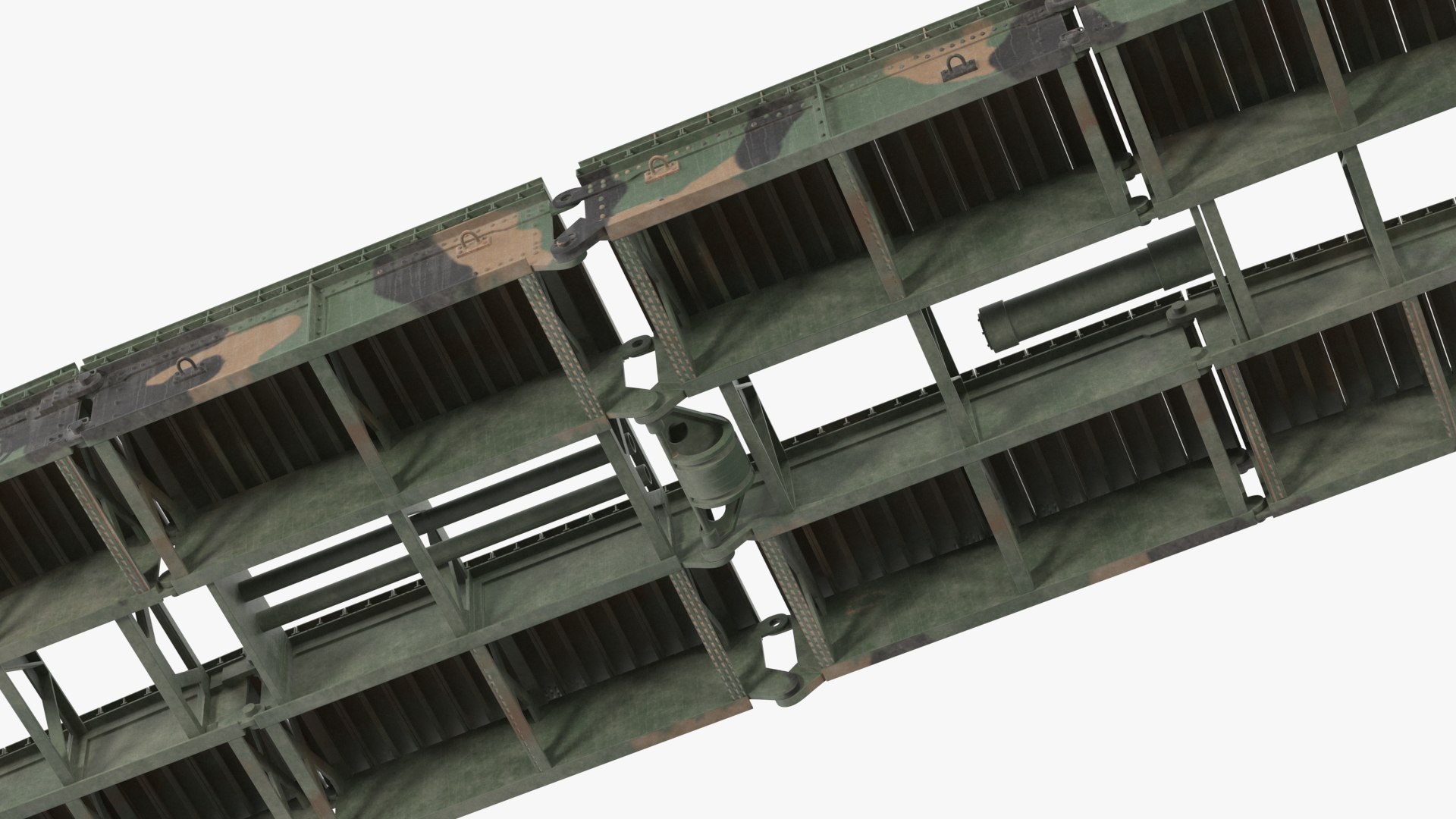 Pontoon Bridge M60A1 AVLB Deployed 3D - TurboSquid 2025418
