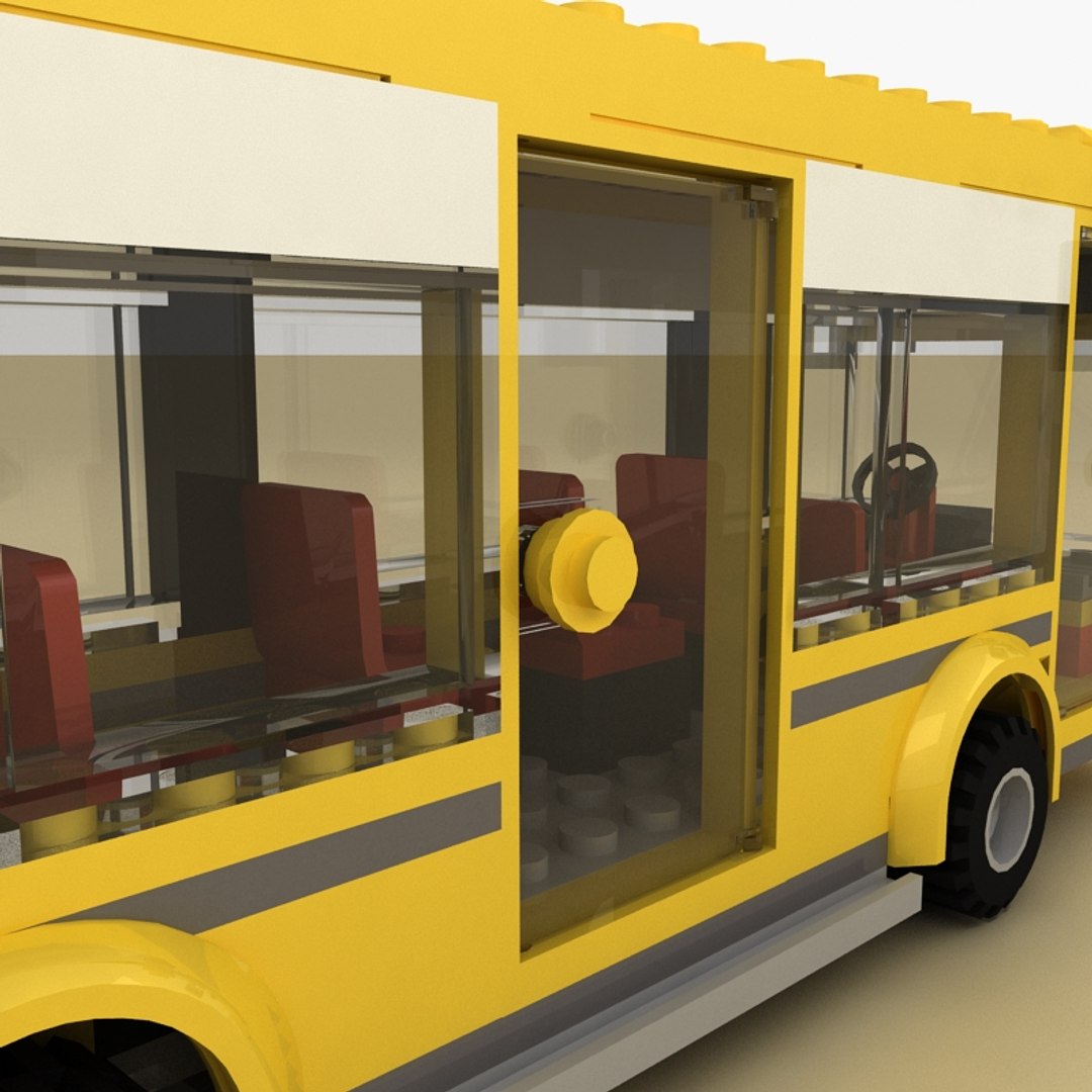 Bus Lego 3d Model