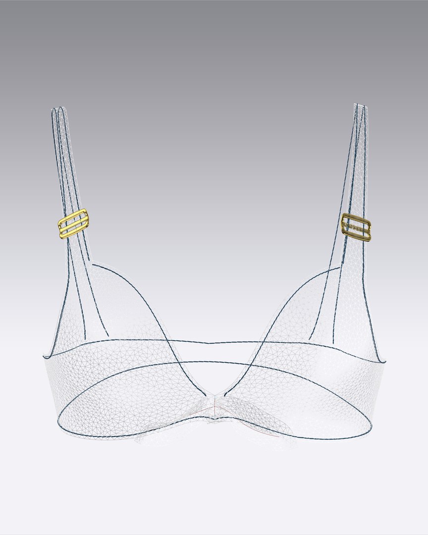 3D Girls Printed Bra V2 Model - TurboSquid 2130736