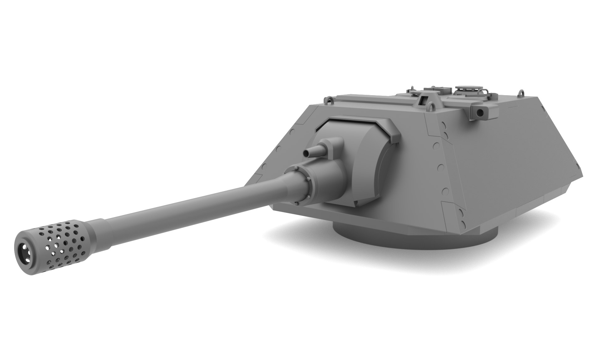 3D модель E-100 Турель - TurboSquid 1656402