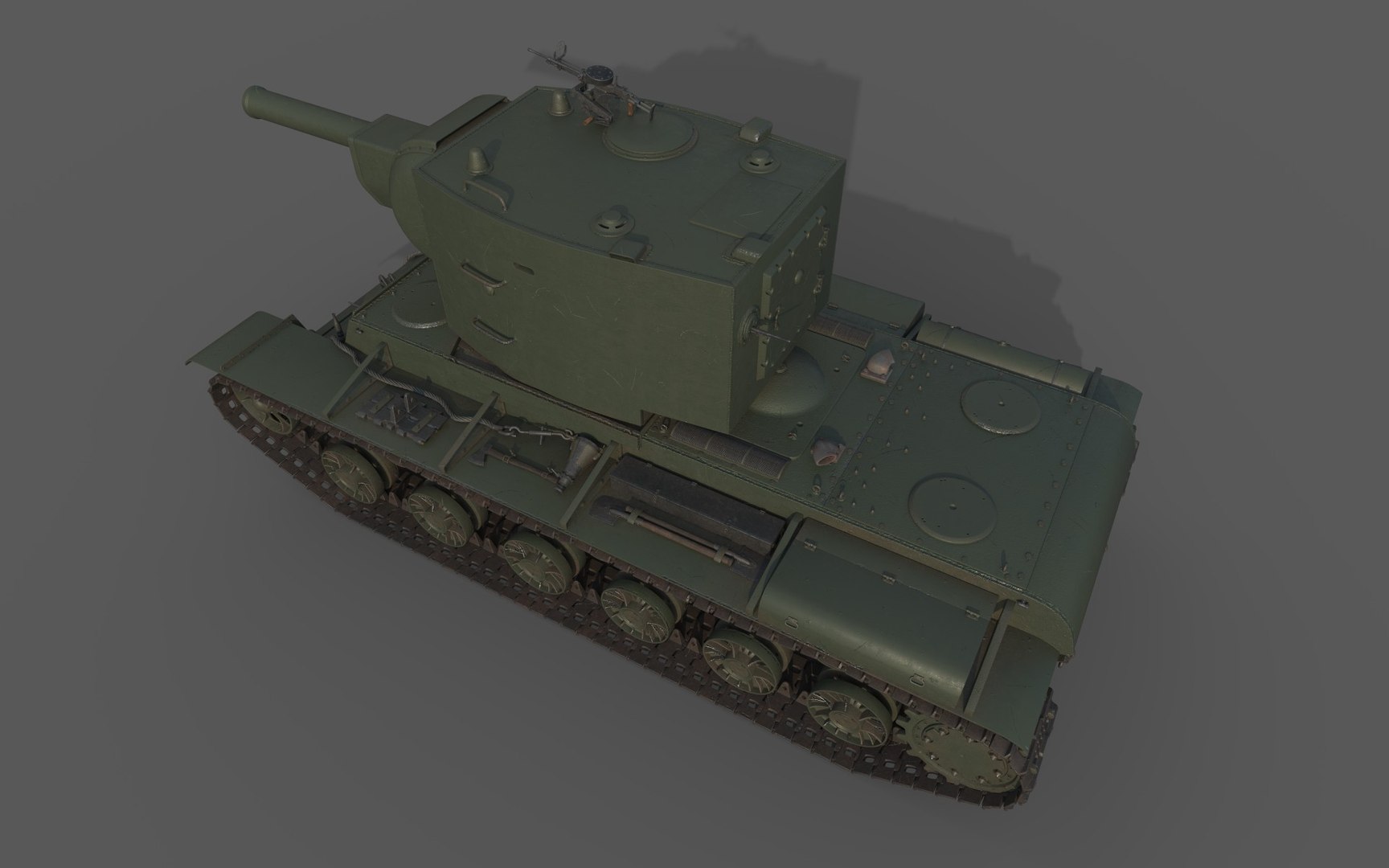 KV 2 1940 3D - TurboSquid 2183168