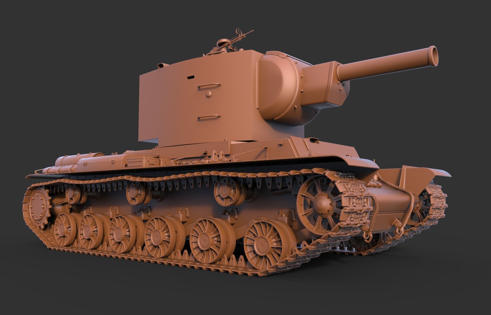 KV 2 1940 3D - TurboSquid 2183168