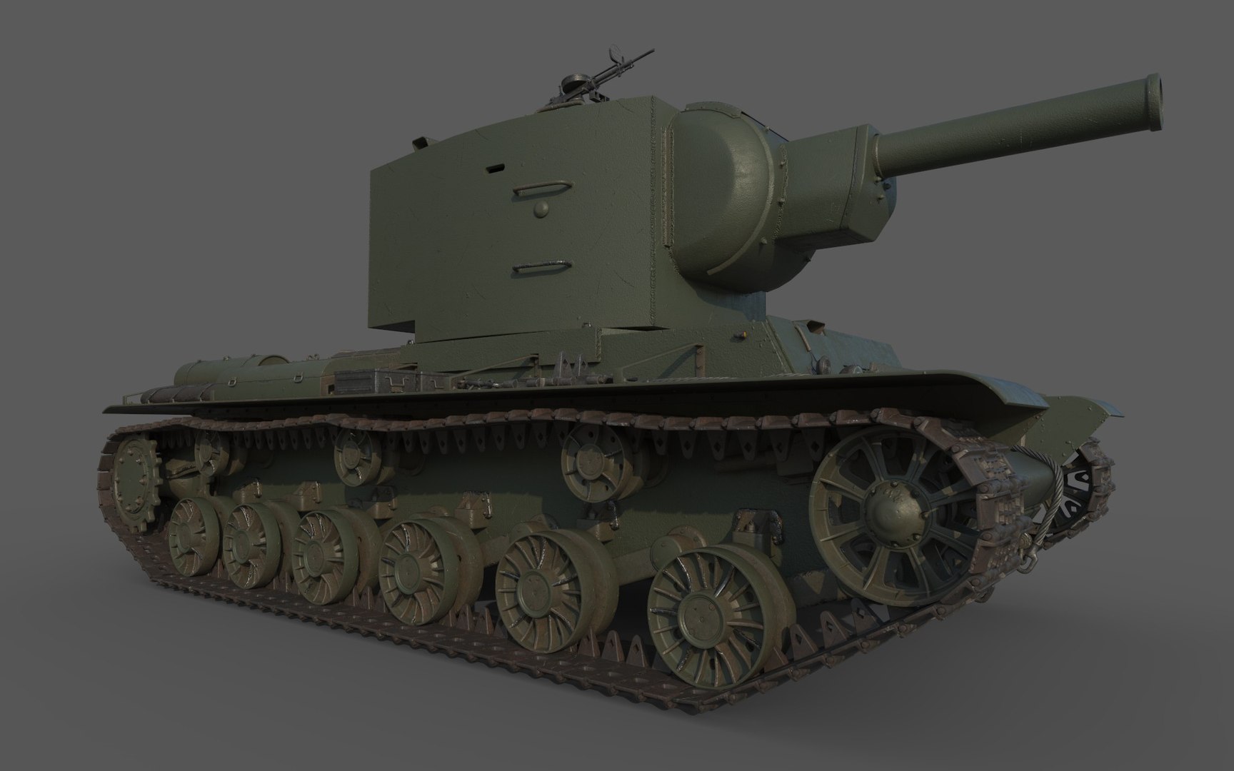 KV 2 1940 3D - TurboSquid 2183168