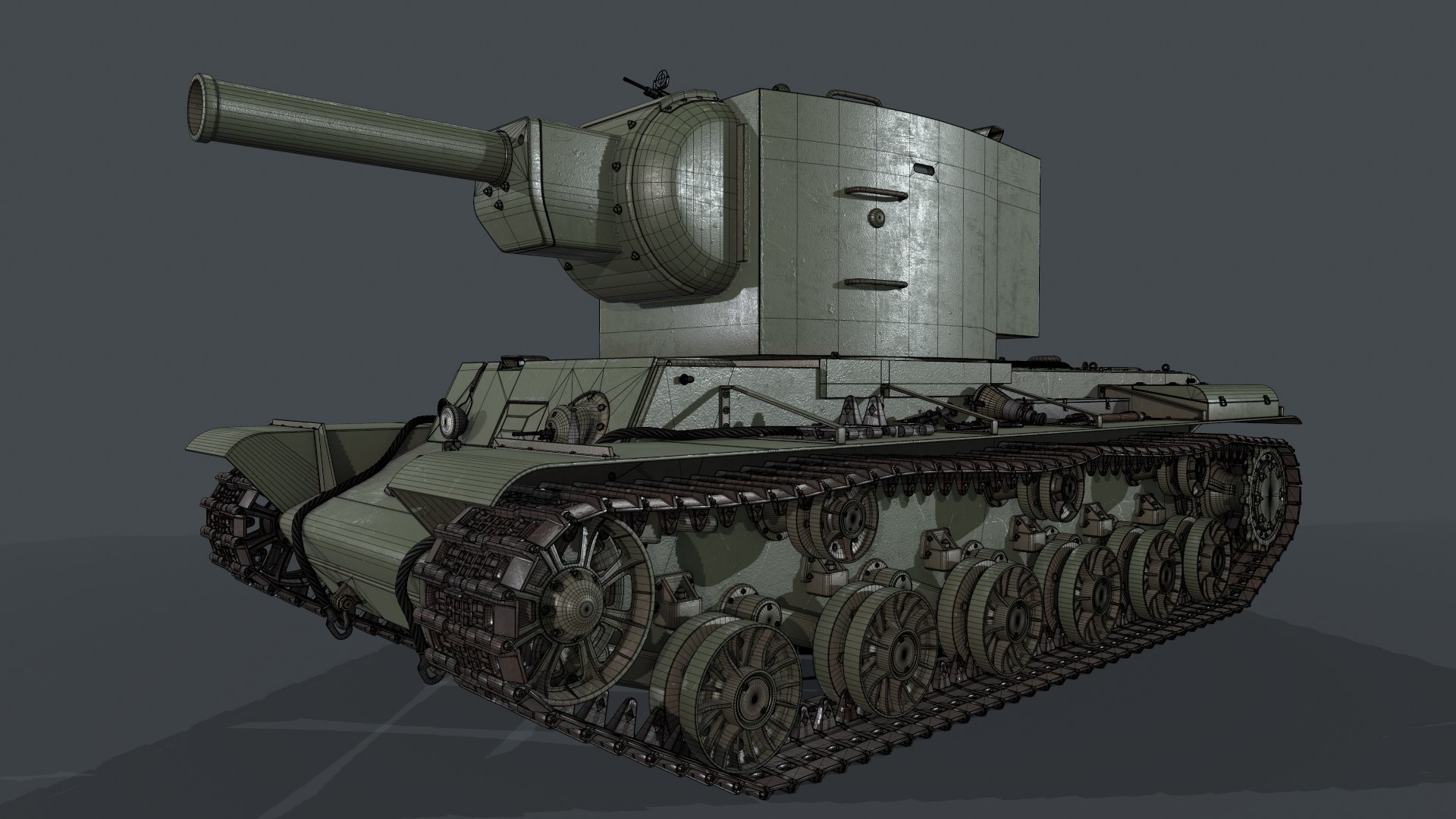 KV 2 1940 3D - TurboSquid 2183168