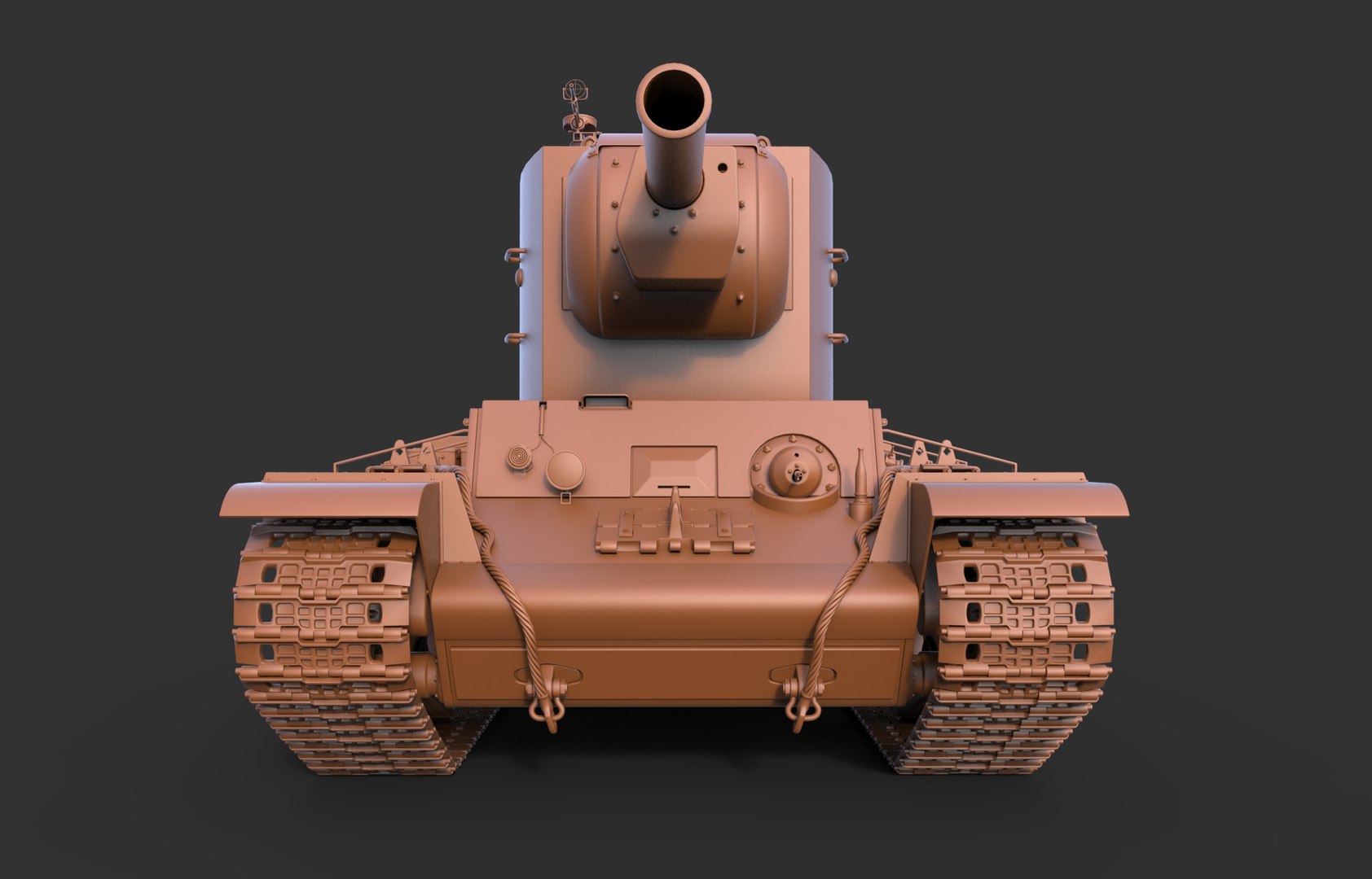 KV 2 1940 3D - TurboSquid 2183168