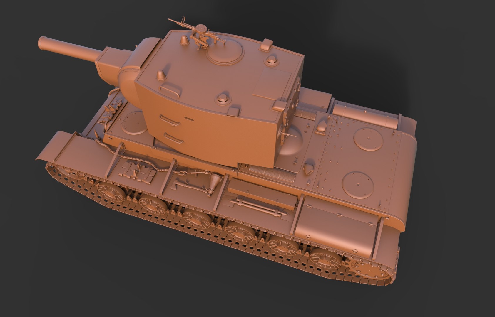 KV 2 1940 3D - TurboSquid 2183168