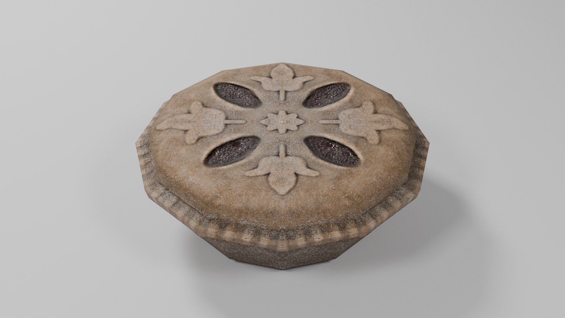 Mince Pie - Low Poly 3D Model - TurboSquid 2263103