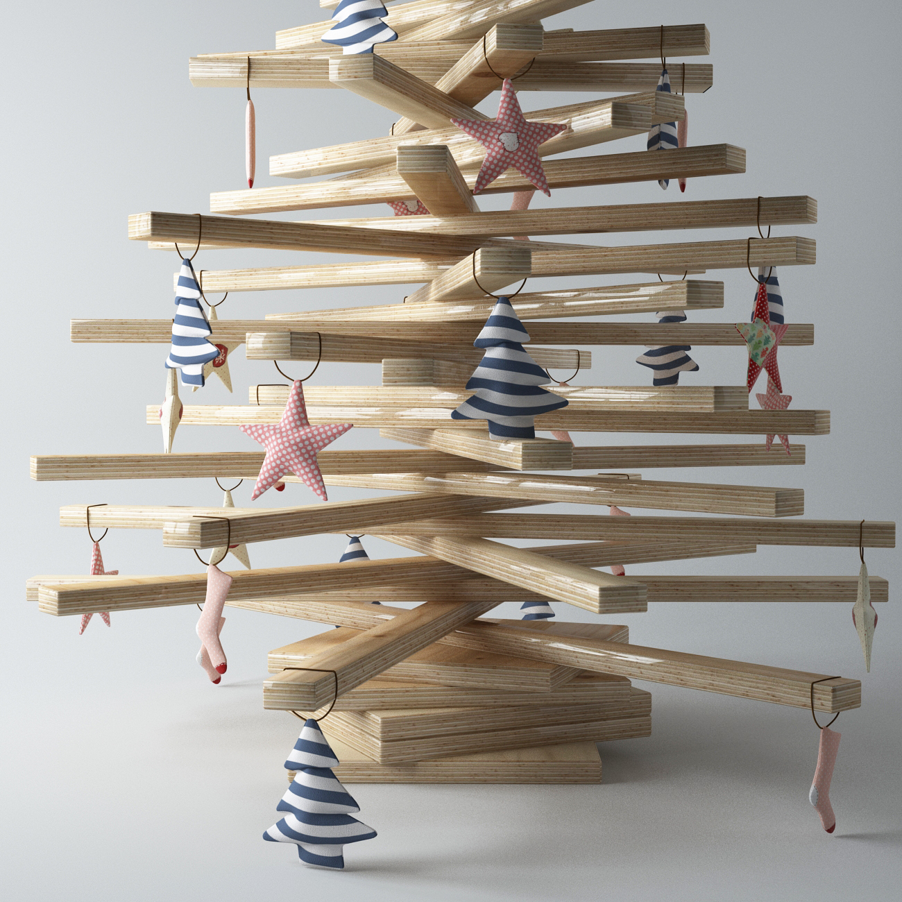 3d model of christmas tree