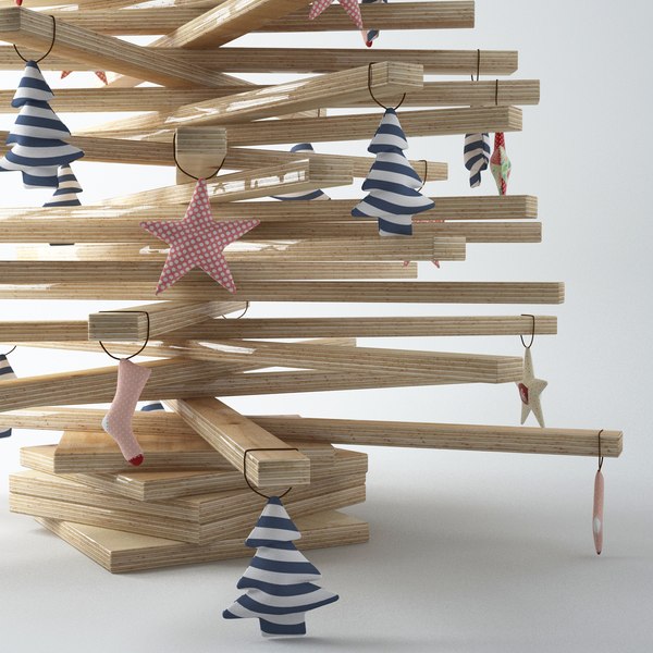 3d model of christmas tree