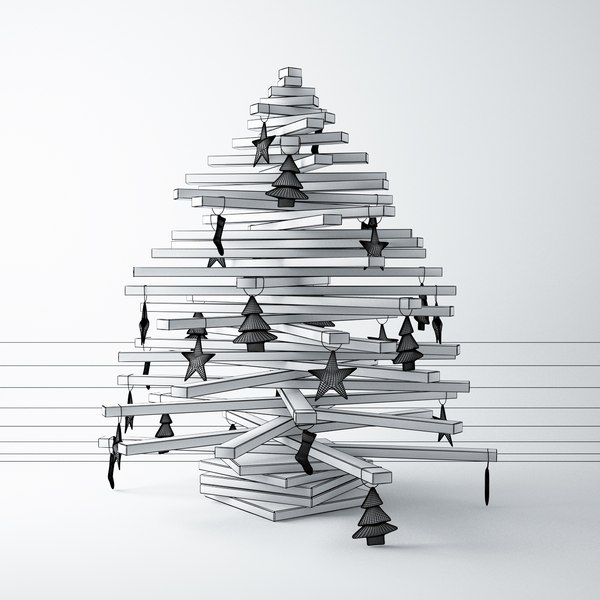 3d model of christmas tree