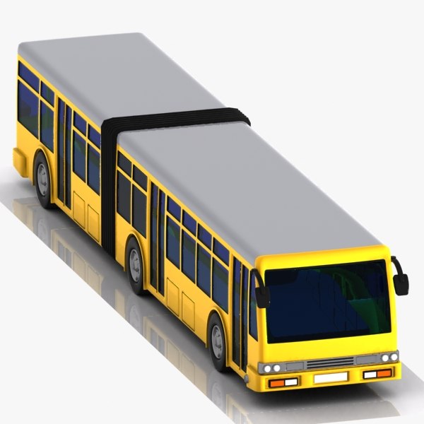 modelo 3d Metrobus de dibujos animados - TurboSquid 812958