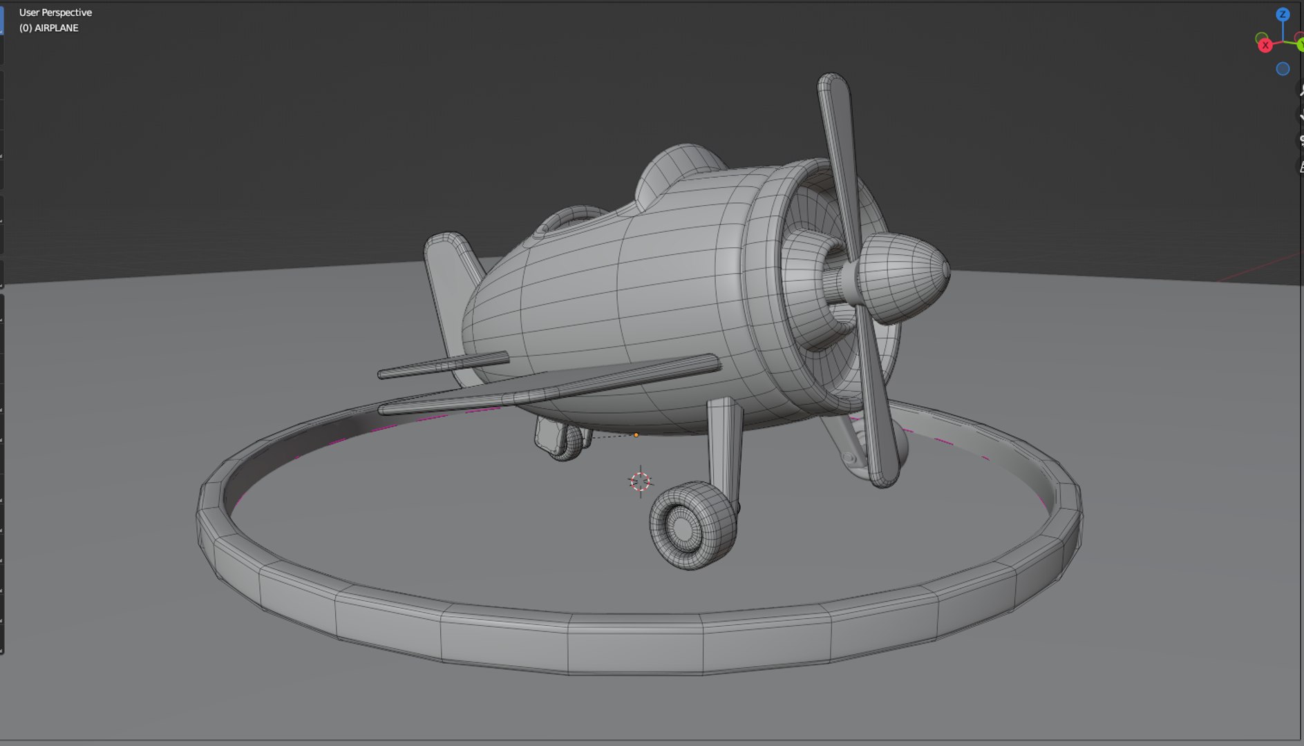 Cartoon Airplane Model - TurboSquid 1876431