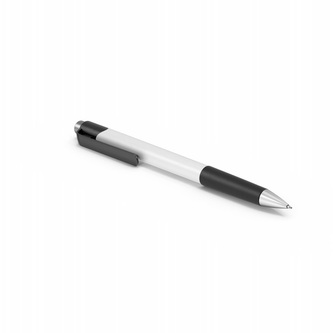 Ballpoint Pen 2 Model - TurboSquid 2023611