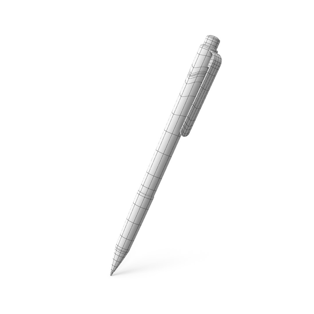 Ballpoint Pen 2 Model - TurboSquid 2023611