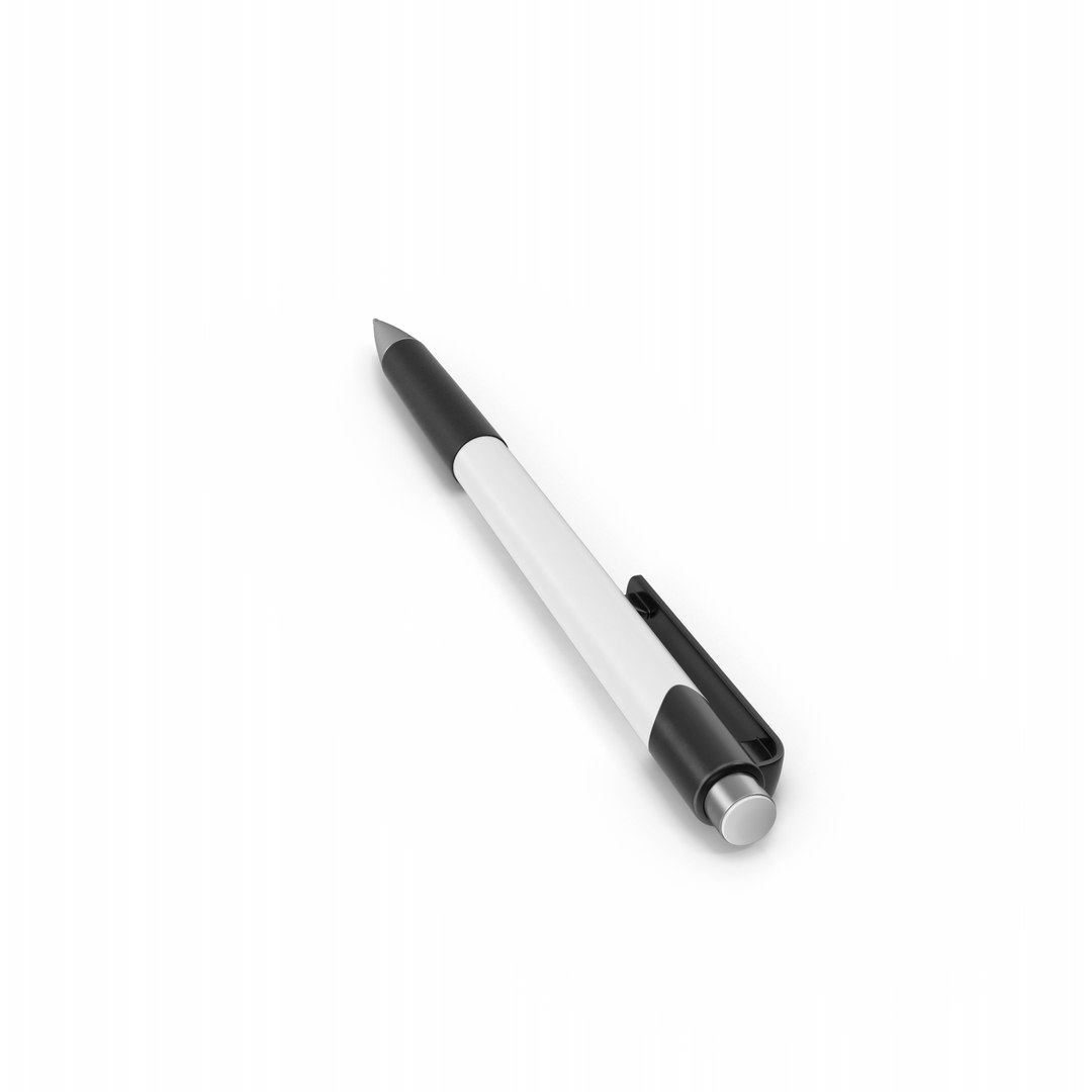 Ballpoint Pen 2 Model - TurboSquid 2023611