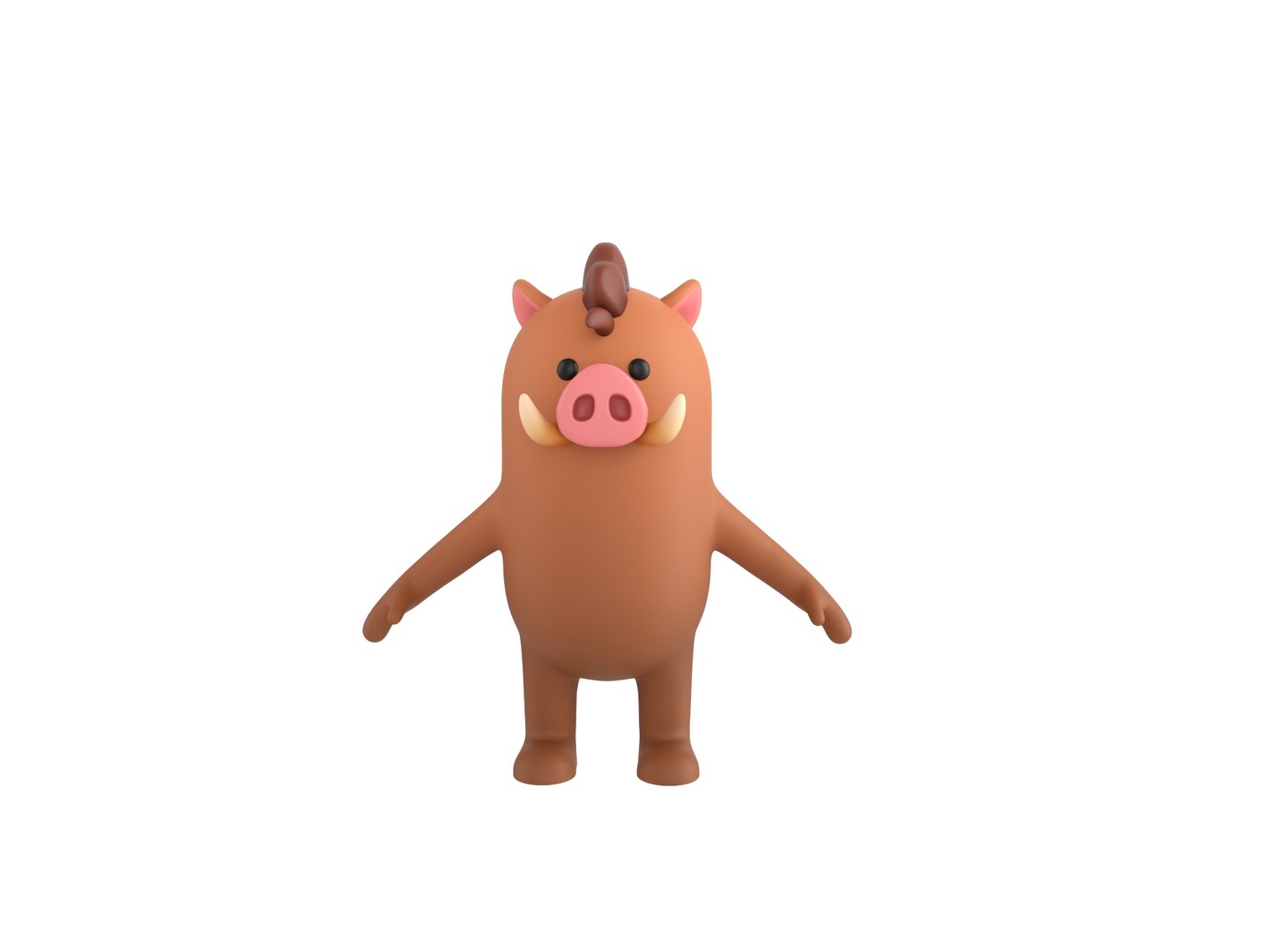 3D Rigged Boar Character - TurboSquid 2021136