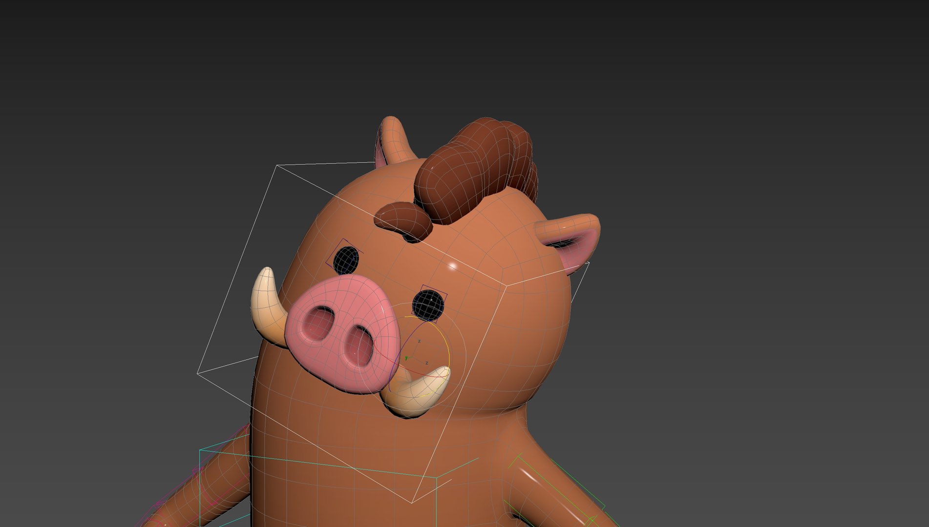 3D Rigged Boar Character - TurboSquid 2021136