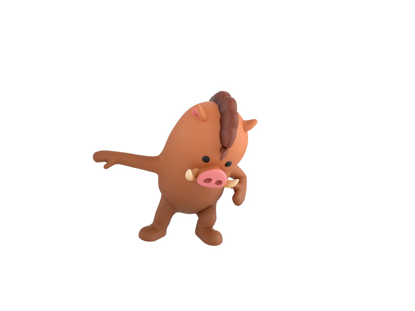 3D Rigged Boar Character - TurboSquid 2021136