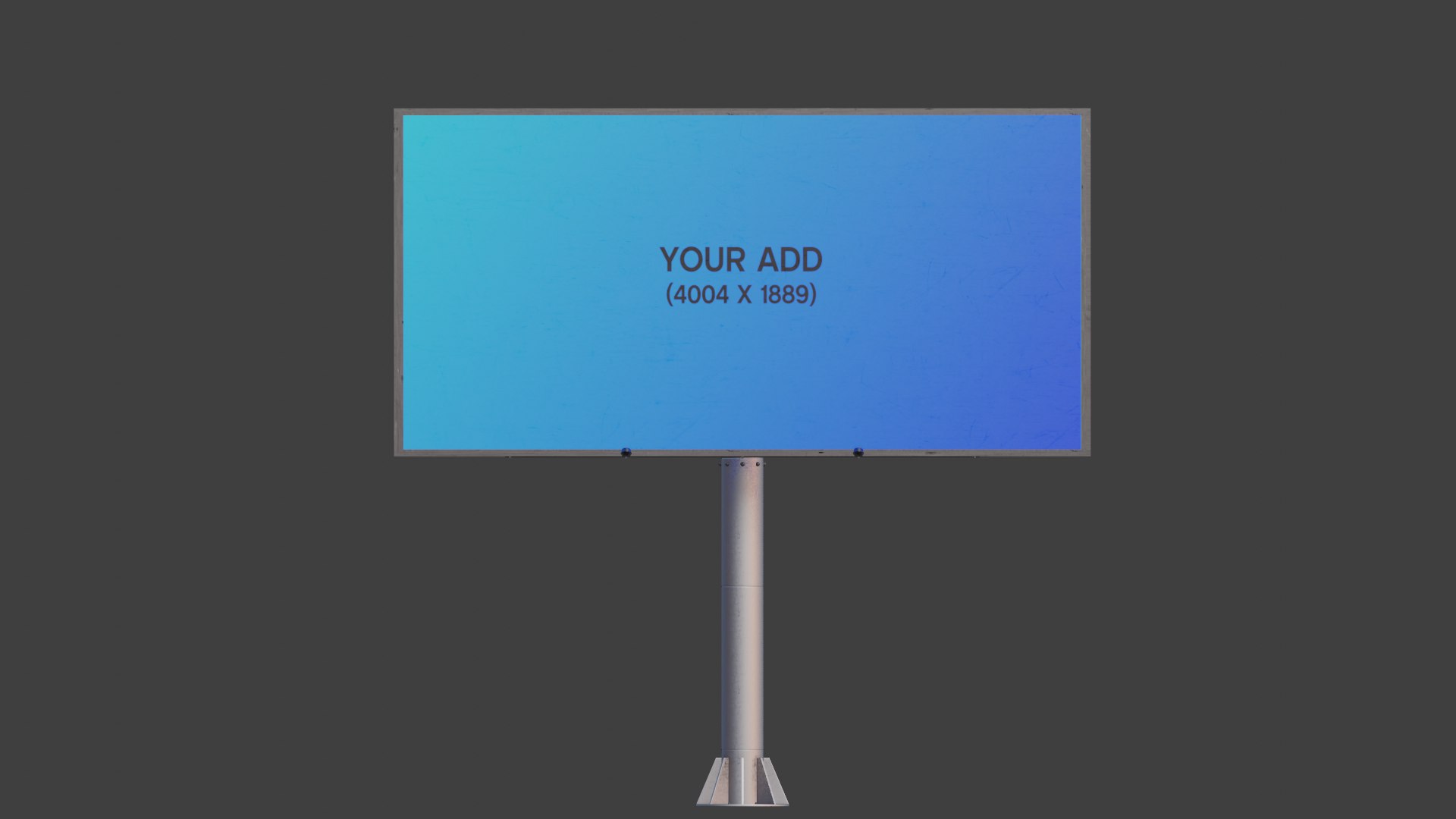 Billboard Advertising Model - TurboSquid 1528702