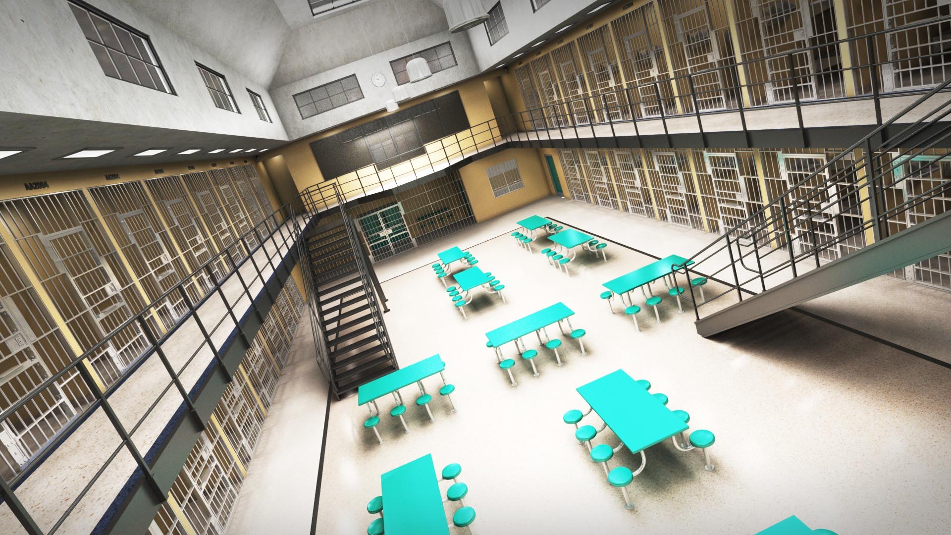 3D Prison Architecture Jail - TurboSquid 1432307