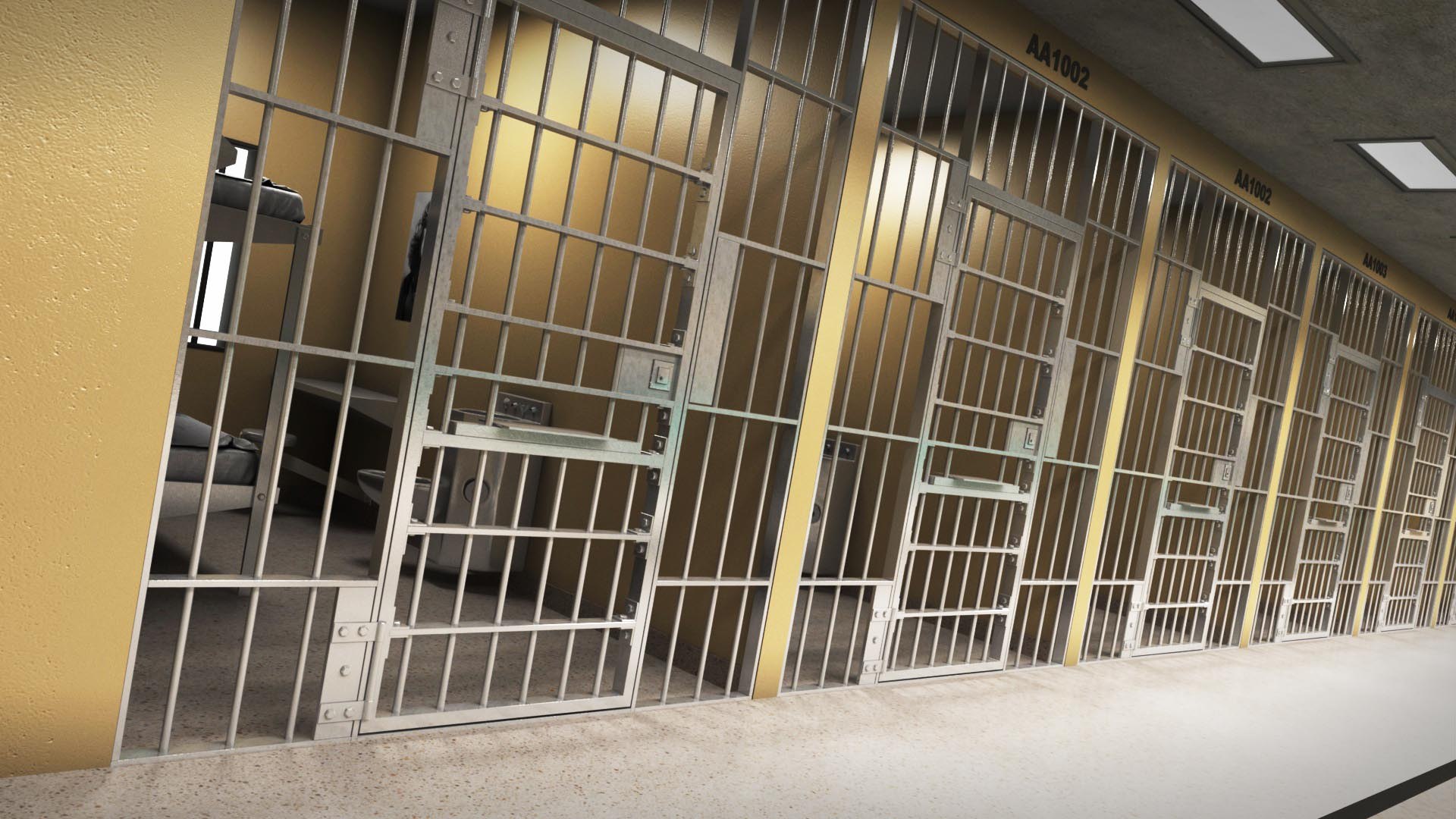 3D Prison Architecture Jail - TurboSquid 1432307