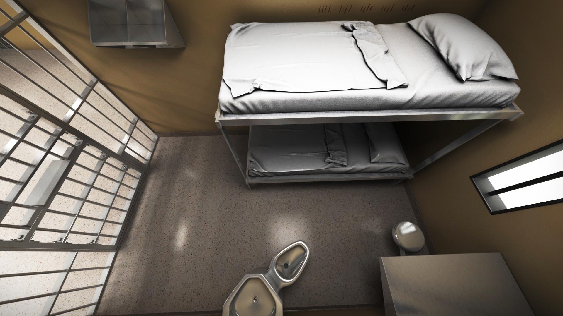 3D Prison Architecture Jail - TurboSquid 1432307