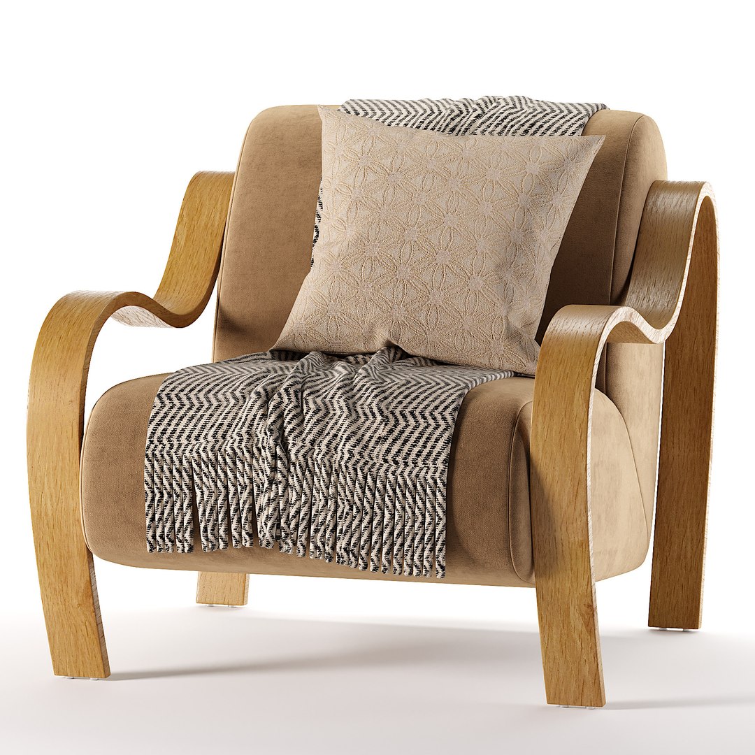 Bisou Accent Chair 2015 3D Model - TurboSquid 2245571