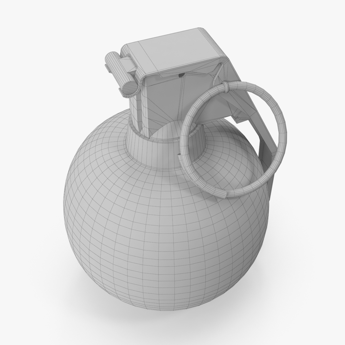 3d model m67 hand grenade