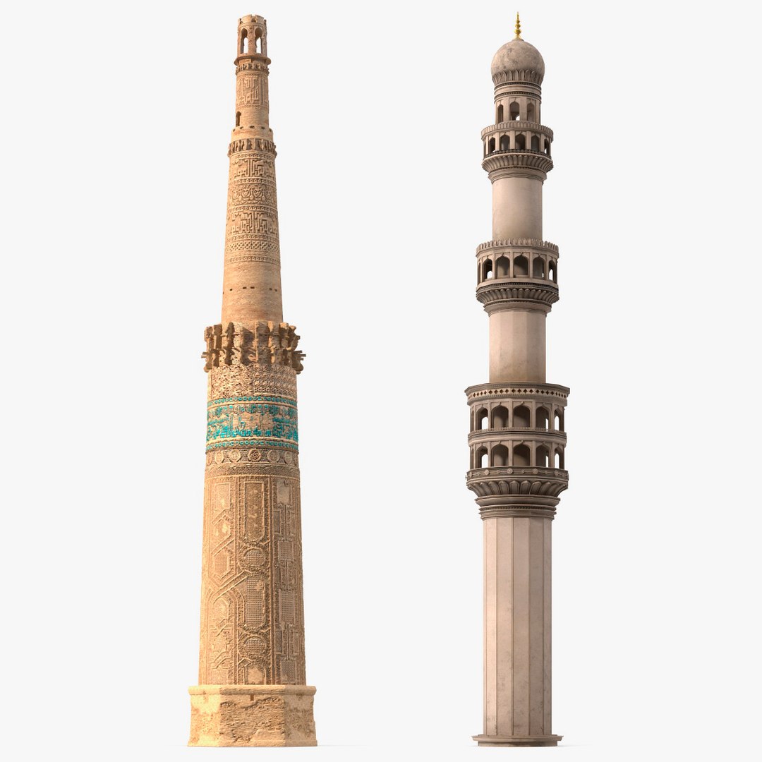 3D Minarets Collection Model - TurboSquid 2203360
