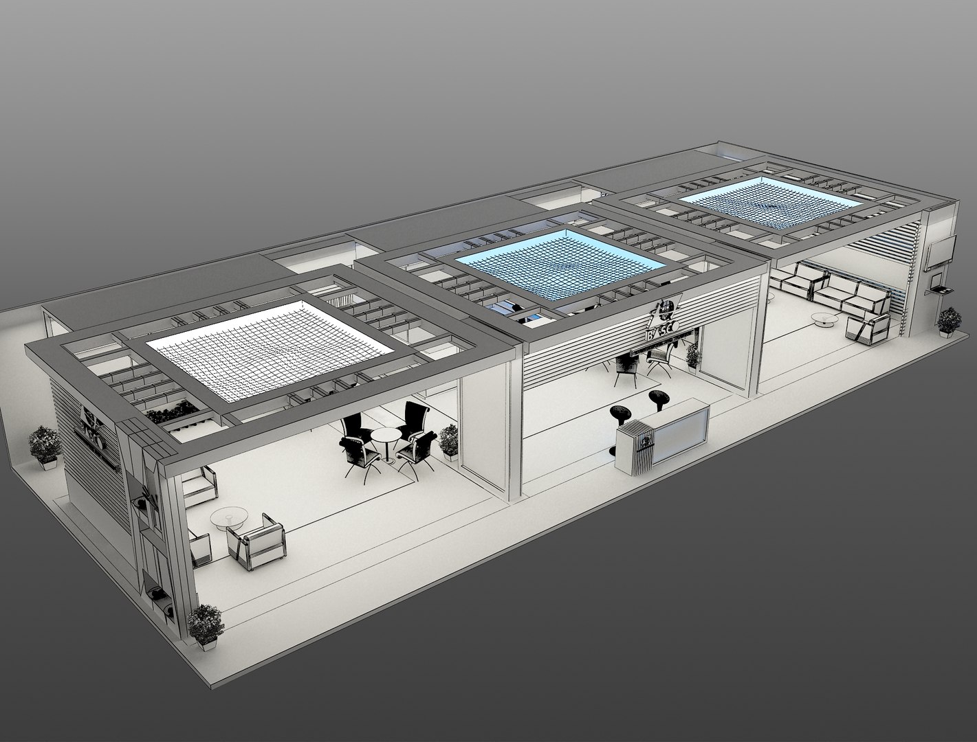 3D Booth Model - TurboSquid 1687607