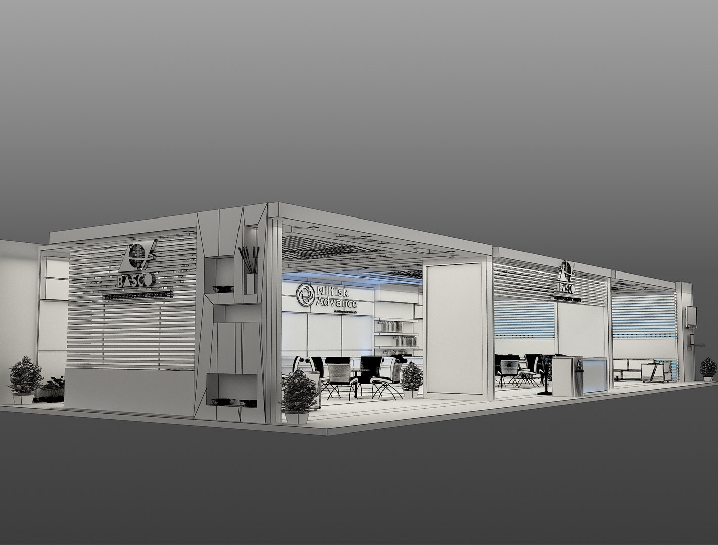 3D Booth Model - TurboSquid 1687607