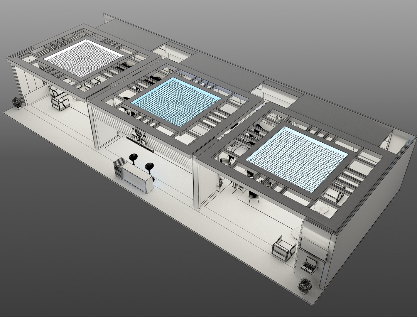 3D Booth Model - TurboSquid 1687607