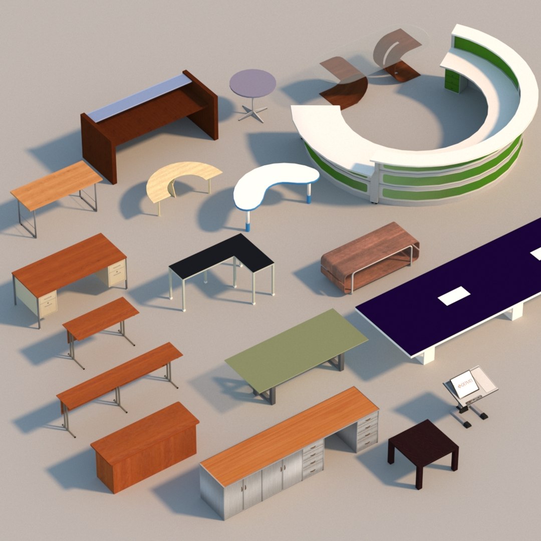 3D model tables - TurboSquid 1296142