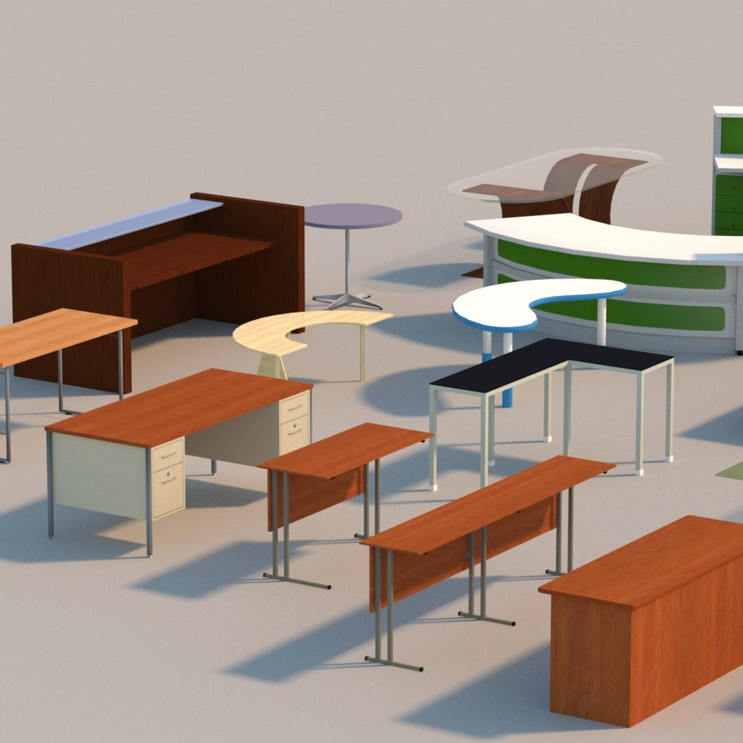 3D model tables - TurboSquid 1296142