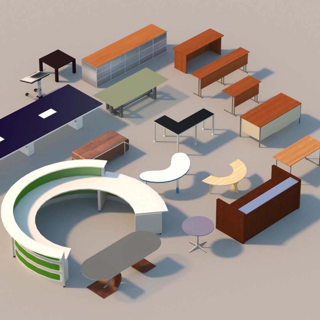 3D model tables - TurboSquid 1296142