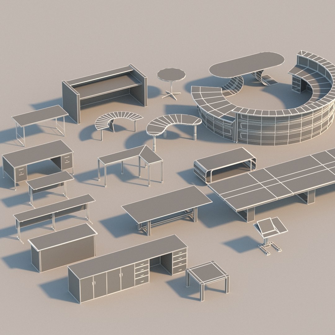 3D model tables - TurboSquid 1296142