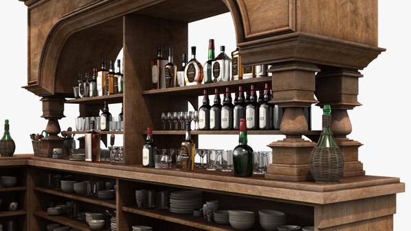 3D Wooden Bar 8K PBR Textures - TurboSquid 2015321
