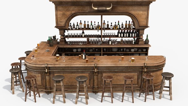 3D Wooden Bar 8K PBR Textures - TurboSquid 2015321