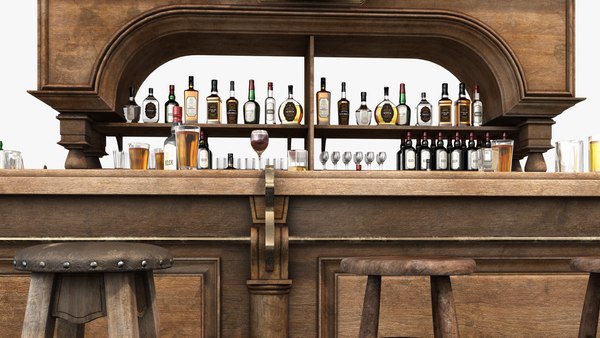3D Wooden Bar 8K PBR Textures - TurboSquid 2015321